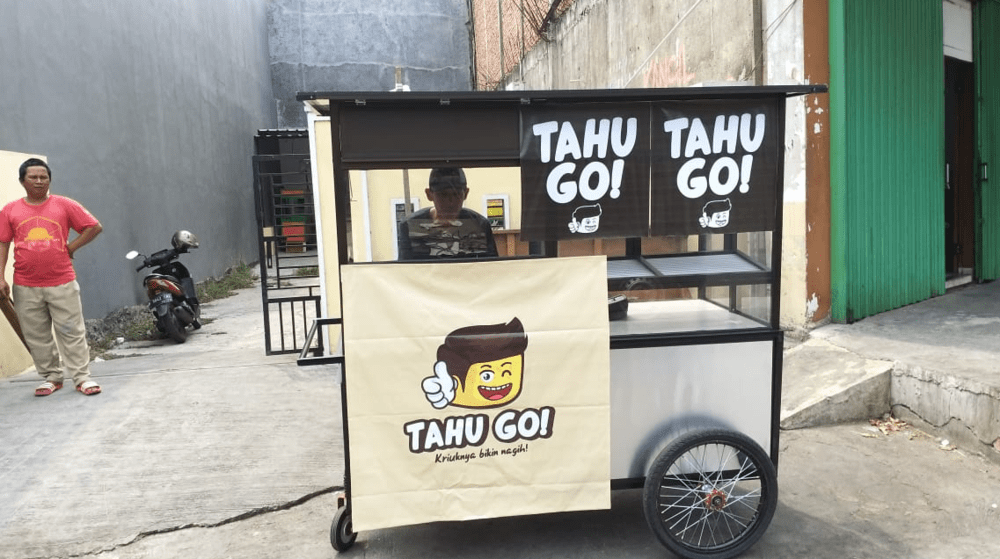 Gerobak TAHU GO pertama kali cabang 1