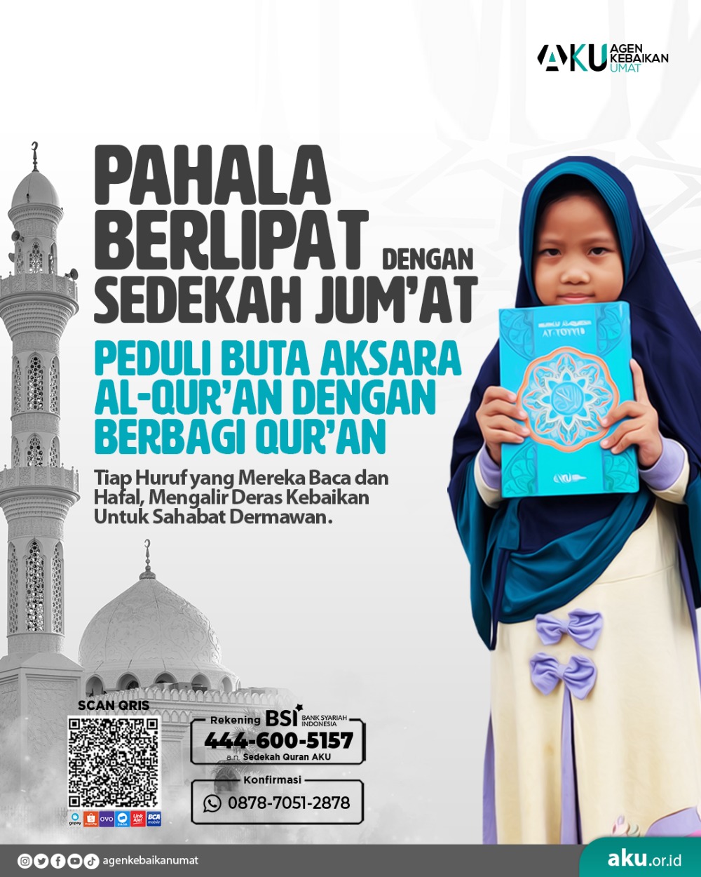 PAHALA BERLIPAT DENGAN SEDEKAH JUMAT PAHALA BERLIPAT DENGAN SEDEKAH JUMAT