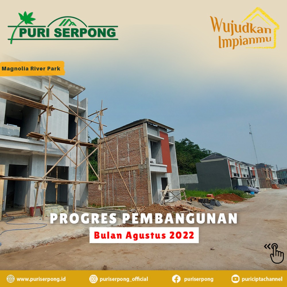 Progres pembangunan rumah PURI SERPONG