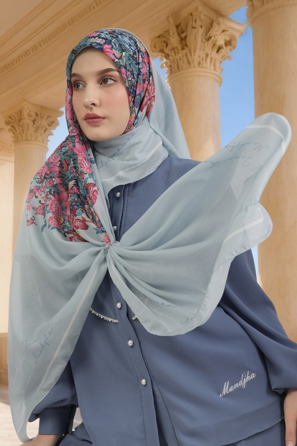 ALEANDRA BLUE SCARF