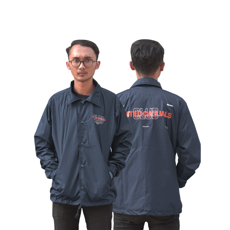 JAKET KRAH COACH X POSE BIRU DONGKER