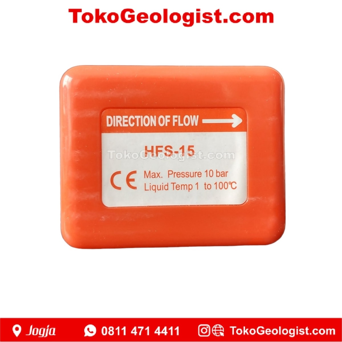 Flow Sensor Aliran Air Pipa Water Pump Flow Switch Control HFS 15