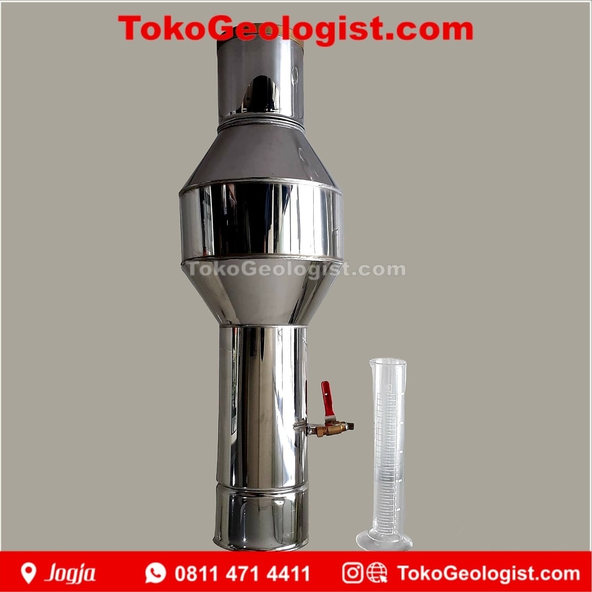 Rain Gauge, Ombrometer Stainless Stell Alat Ukur Curah Hujan