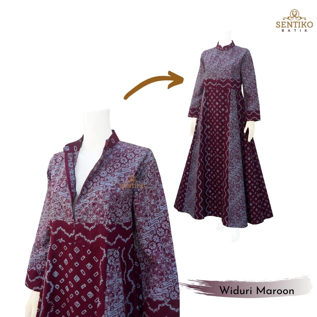 Gamis Widuri Maroon