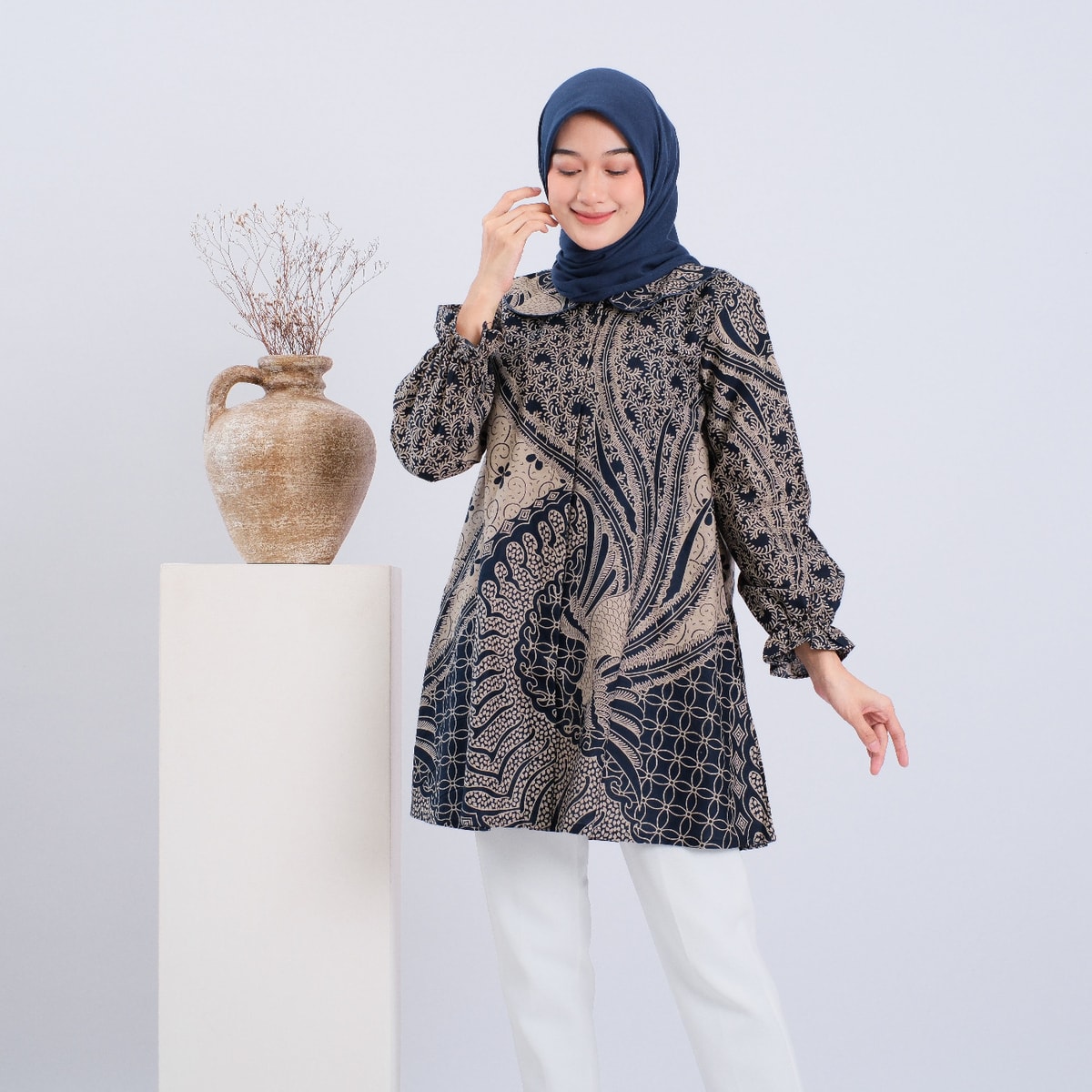 Tunik Batik Muslim Cantik Raras (Handmade)