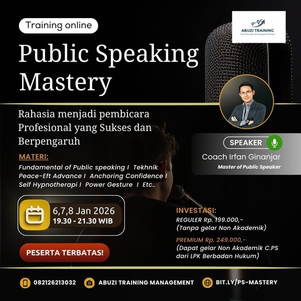 Member Area Public Speaking Mastery