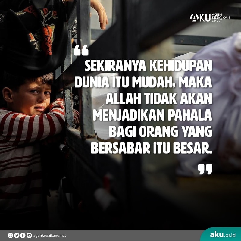 Pahala bagi orang yang Bersabar itu Besar Pahala bagi orang yang Bersabar itu Besar