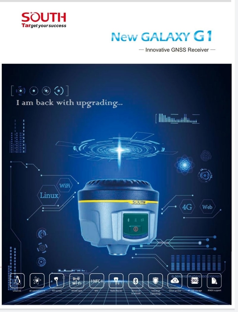 GPS GNSS Geodetik RTK SOuth Galaxy G1